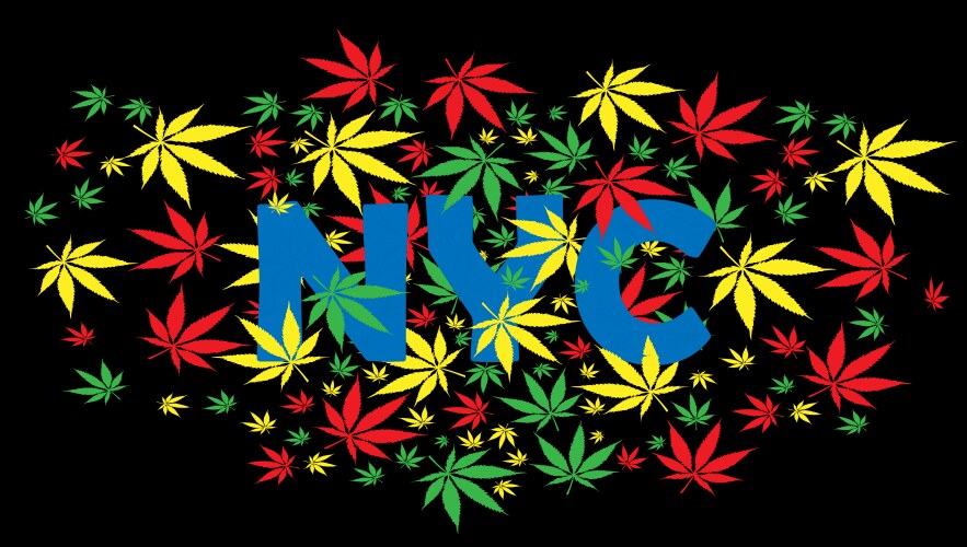 Jamaican marijuana pattern on black background Vector Image Jamaican marijuana pattern on black background Vector Image