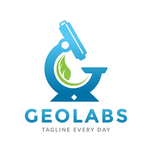 Labs plant icon logo Royalty Free Vector Image