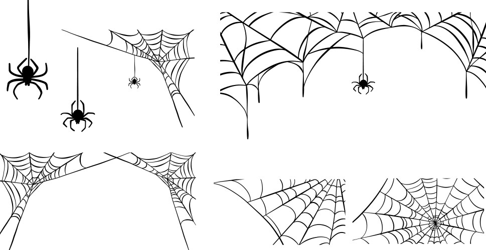Spider Web Frame Vector Images (over 2,700)