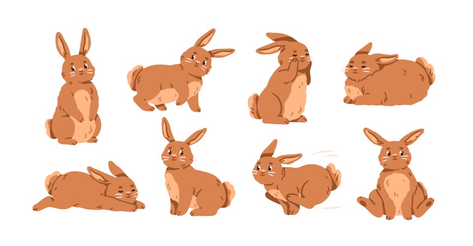 Standing Rabbit Vector Images (over 5,800)
