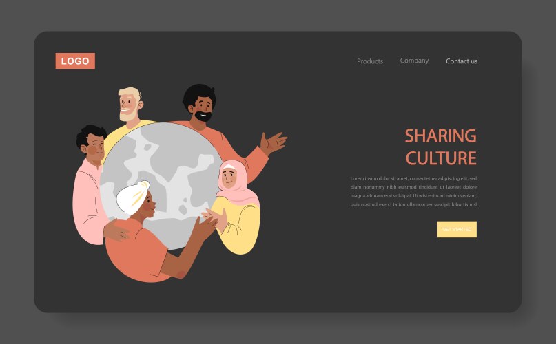 Cultural competency concept flat Royalty Free Vector Image