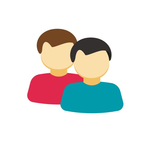Team work sign white icon with soft Royalty Free Vector
