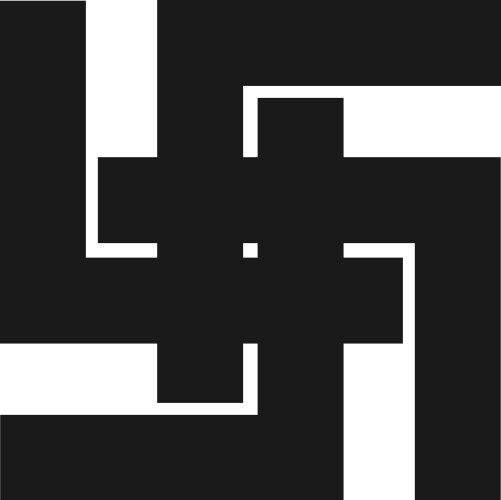 German swastika icon Royalty Free Vector Image