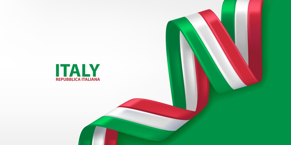 Italian Flag Ribbon Vector Images (over 1,100)