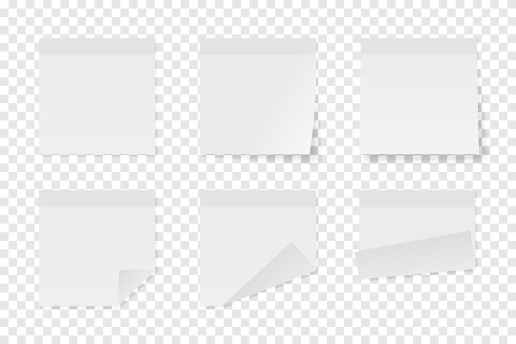 White paper stickers label sticker with curled Vector Image