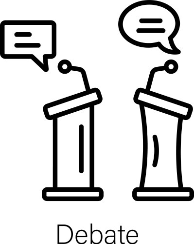 Debate Icon Vector Images (over 15,000)