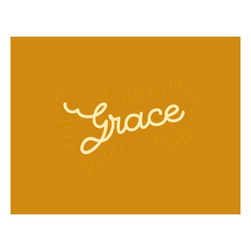 Grace Calligraphy Lettering Vector Images (over 1,100)