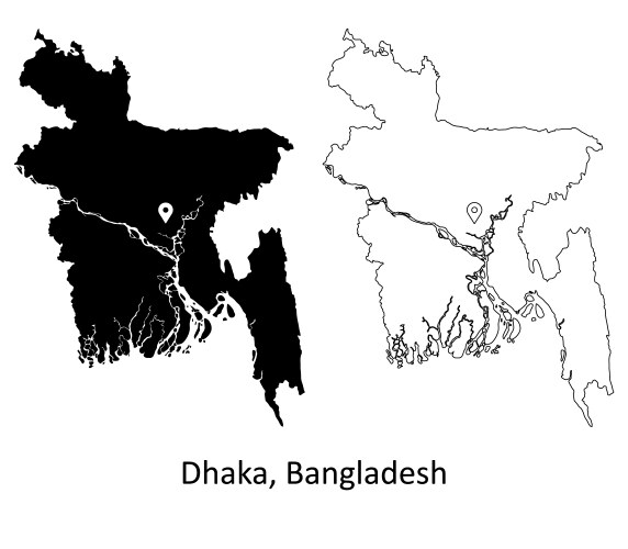 Dhaka City Map Vector Images (over 110)