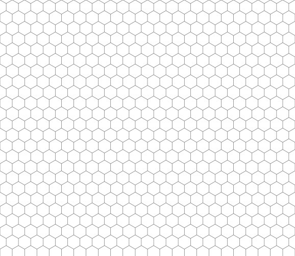 Hexagon seamless texture hexagonal grid Royalty Free Vector