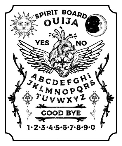 Occultism set with pentagram voodoo doll human Vector Image