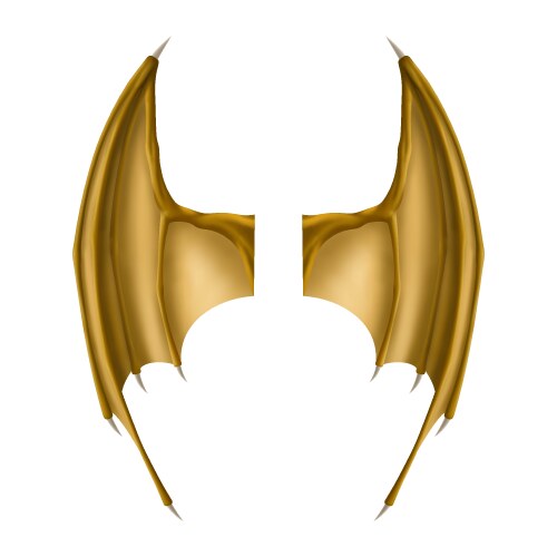 Set dragon wings Royalty Free Vector Image - VectorStock