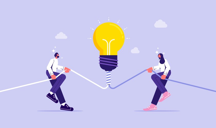 Communication integration collaboration service Vector Image