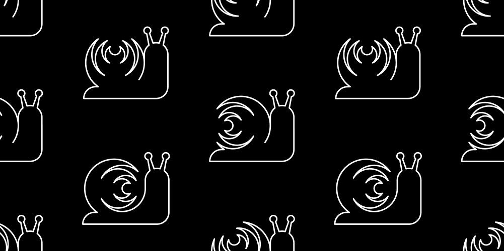 Seamless pattern with snails Royalty Free Vector Image