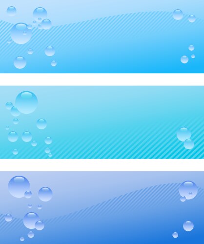 Wet banner Royalty Free Vector Image - VectorStock