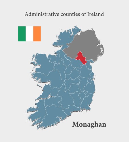 County Ireland Map Vector Images (over 480)