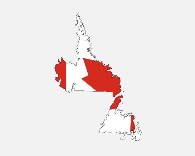 Canada map flag Royalty Free Vector Image - VectorStock