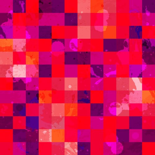Pixel red light effect Royalty Free Vector Image