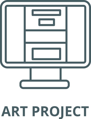 Page border a4 design for project Royalty Free Vector Image