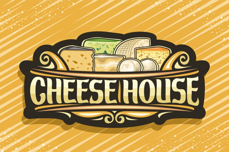 Logo for cheese Royalty Free Vector Image - VectorStock