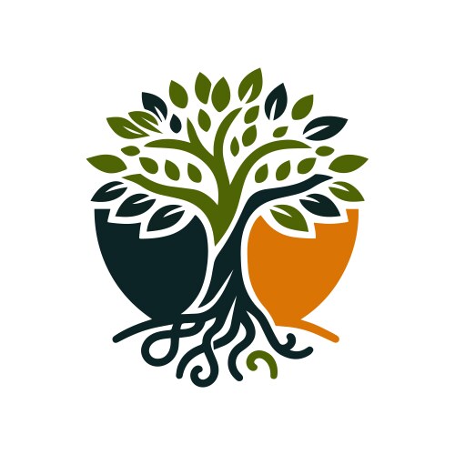 Tree logo design Royalty Free Vector Image - VectorStock