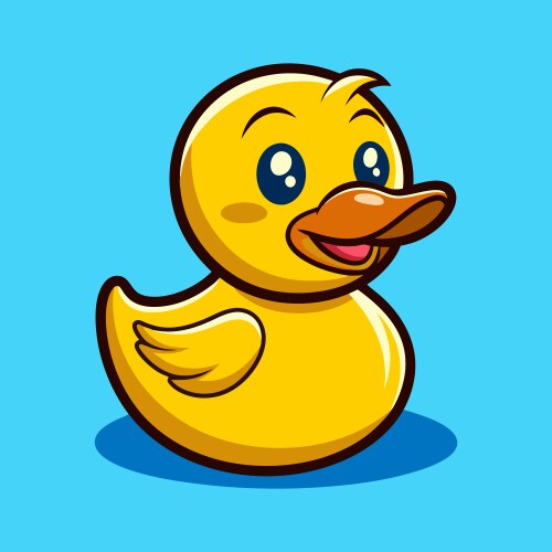 Cute Cartoon Rubber Duck