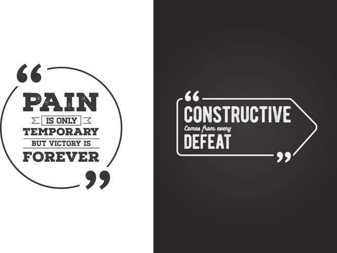 Quote Stickers on Purple Background – Royalty-Free Vector | VectorStock