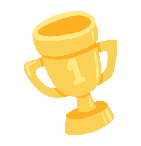 Trophy Cartoon First Place Vector Images (over 4,500)