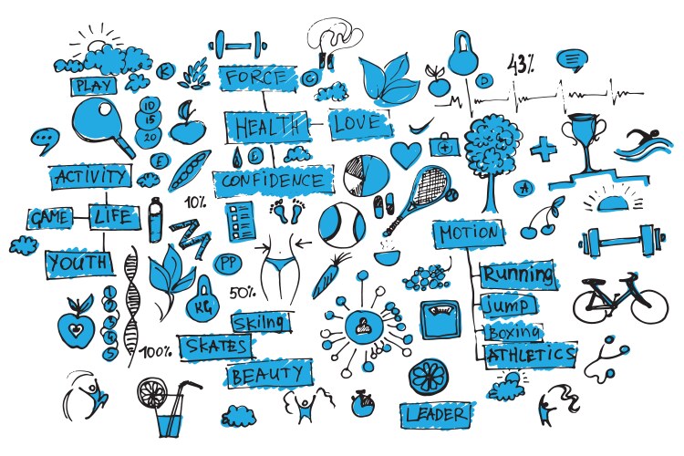 Healthy Lifestyle Draw Vector Images (over 27,000)