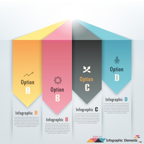 Communication technology spiral options banner Vector Image