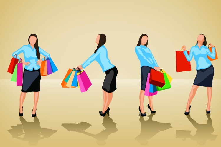 Shopping Royalty Free Vector Image - VectorStock