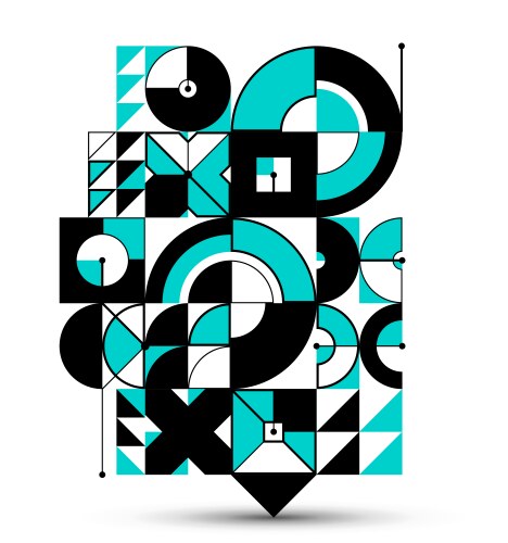 Abstract Geometric Background Tech Engineering Vector Image