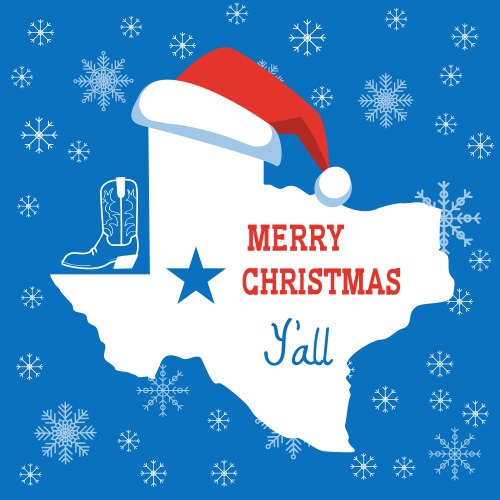 Texas map and cowboy hat Royalty Free Vector Image