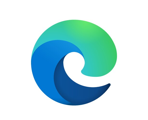 Microsoft edge browser brand logo symbol with name – Royalty-Free ...