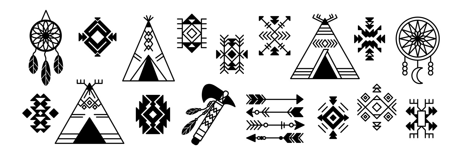 Native American Logos Vector Images (over 4,800)
