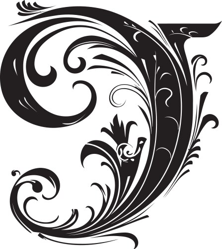 Stylish Font Letter D Vector Images (over 4,900)