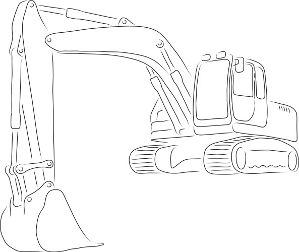 Excavator Outline Vector Images (over 7,000)