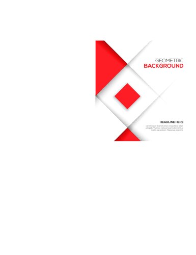 Red Geometric Background Vector Images (over 490,000)