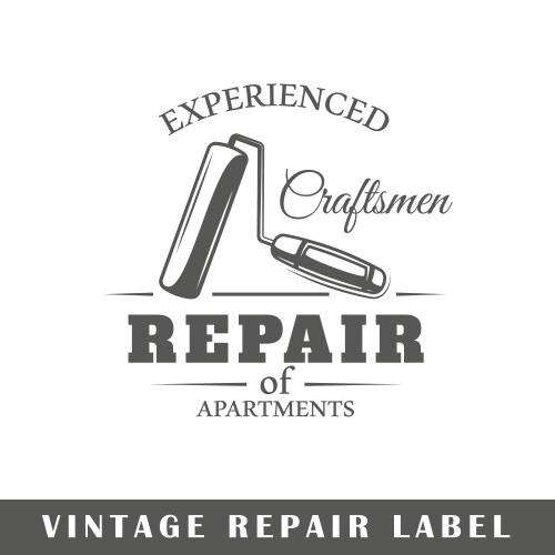 Air conditioning repair logo Royalty Free Vector Image
