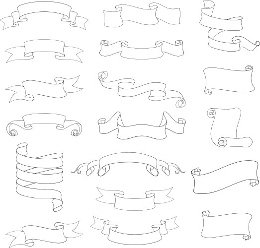 Ribbon Outline Vector Images (over 82,000)