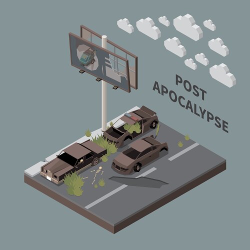 Isometric Apocalypse Vector Images (over 330)