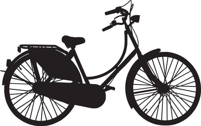 Tandem bicycle Royalty Free Vector Image - VectorStock