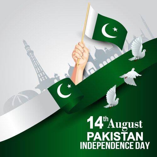 Happy Independence Day Pakistan Vector Images (over 1,200)