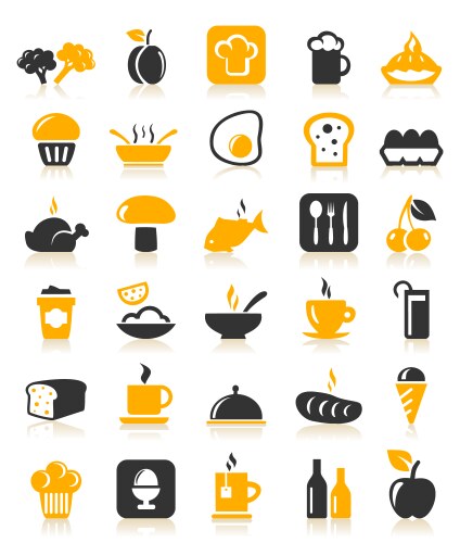 Food icon Royalty Free Vector Image - VectorStock