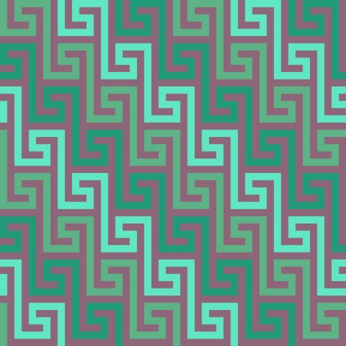 Modern 3d greek seamless pattern patterned Vector Image Modern 3d greek seamless pattern patterned Vector Image