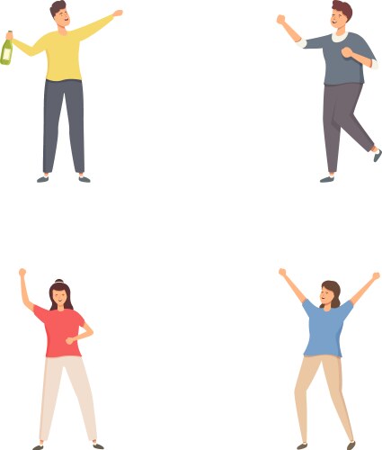 Women Victory Pose Vector Images (over 160)