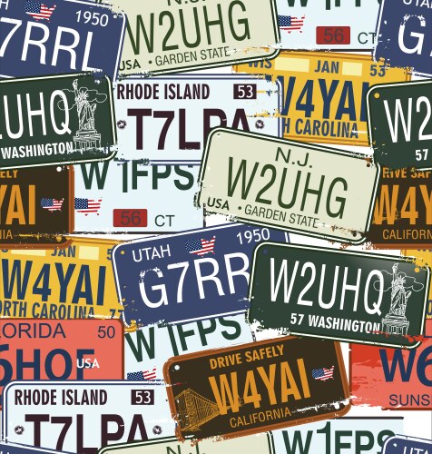 License Plate Template Vector Images (over 230)