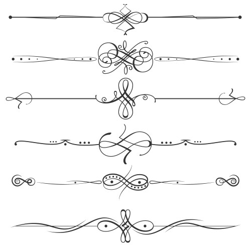 Classic dividers Vector Images & Graphics for Commercial Use | VectorStock