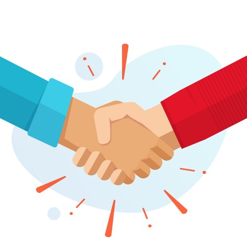 Handshake Cartoon Vector Images (over 7,400)