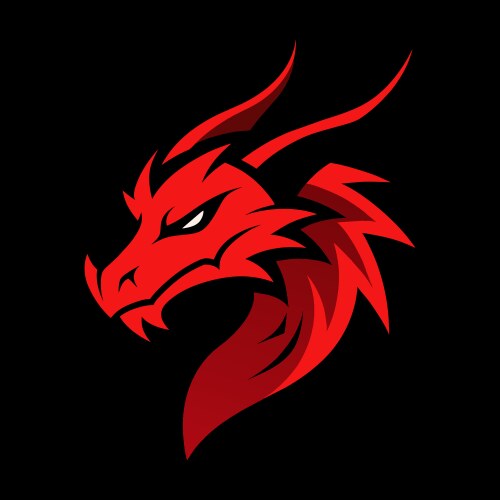 Dragon logo Royalty Free Vector Image - VectorStock