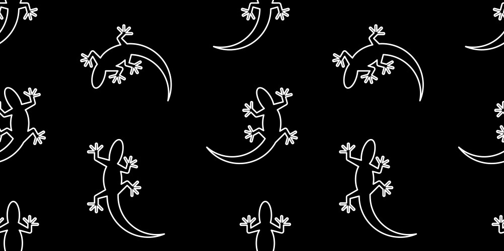 Seamless pattern with lizards Royalty Free Vector Image